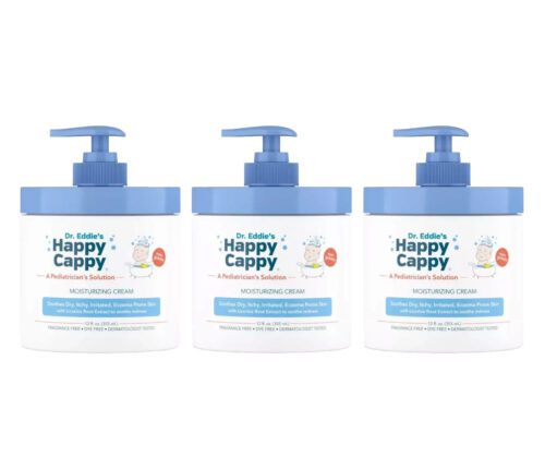 3 Pump Jars Moisturizing Cream for Eczema Skin | Happy Cappy