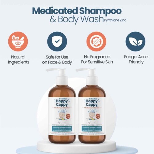 2 Pack Seborrheic Dermatitis Shampoo | Happy Cappy