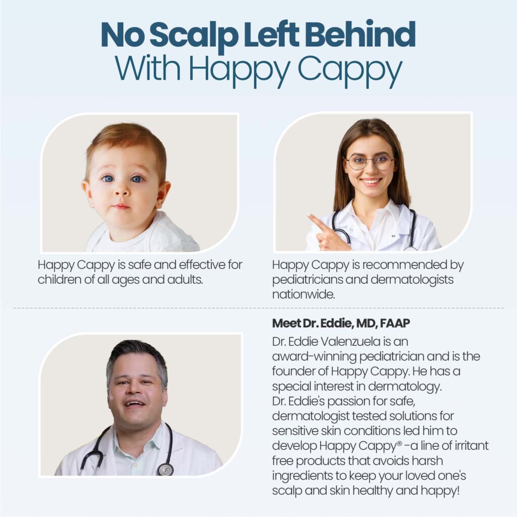 Happy Cappy Shampoo For Cradle Cap, Eczema and Dandruff