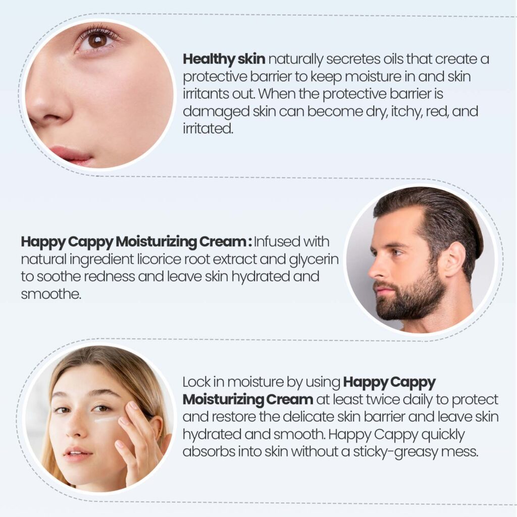 Happy Cappy Moisturizing Cream, for Children and Adults | Happy Cappy