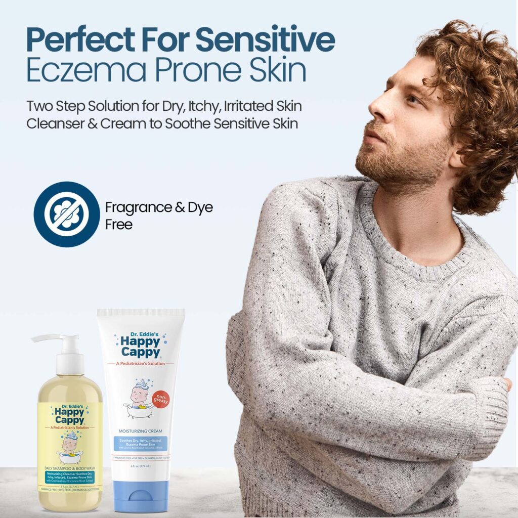2 Step Solution For Dry, Itchy Eczema Skin | Happy Cappy