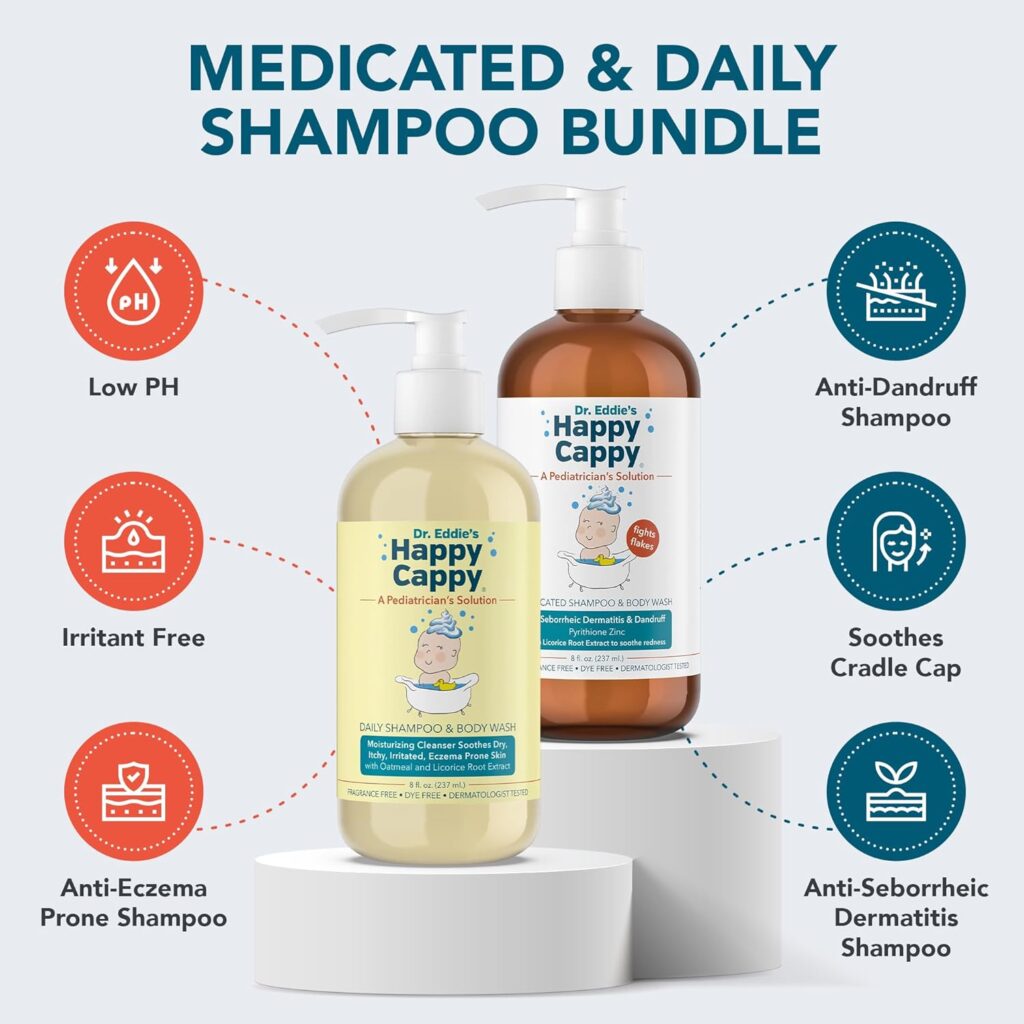 Seborrheic Dermatitis Medicated Shampoo and Body Wash Bundle